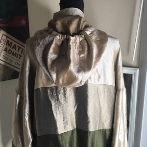 Zara | Jackets & Coats | Zara Gold Jacket | Poshmark